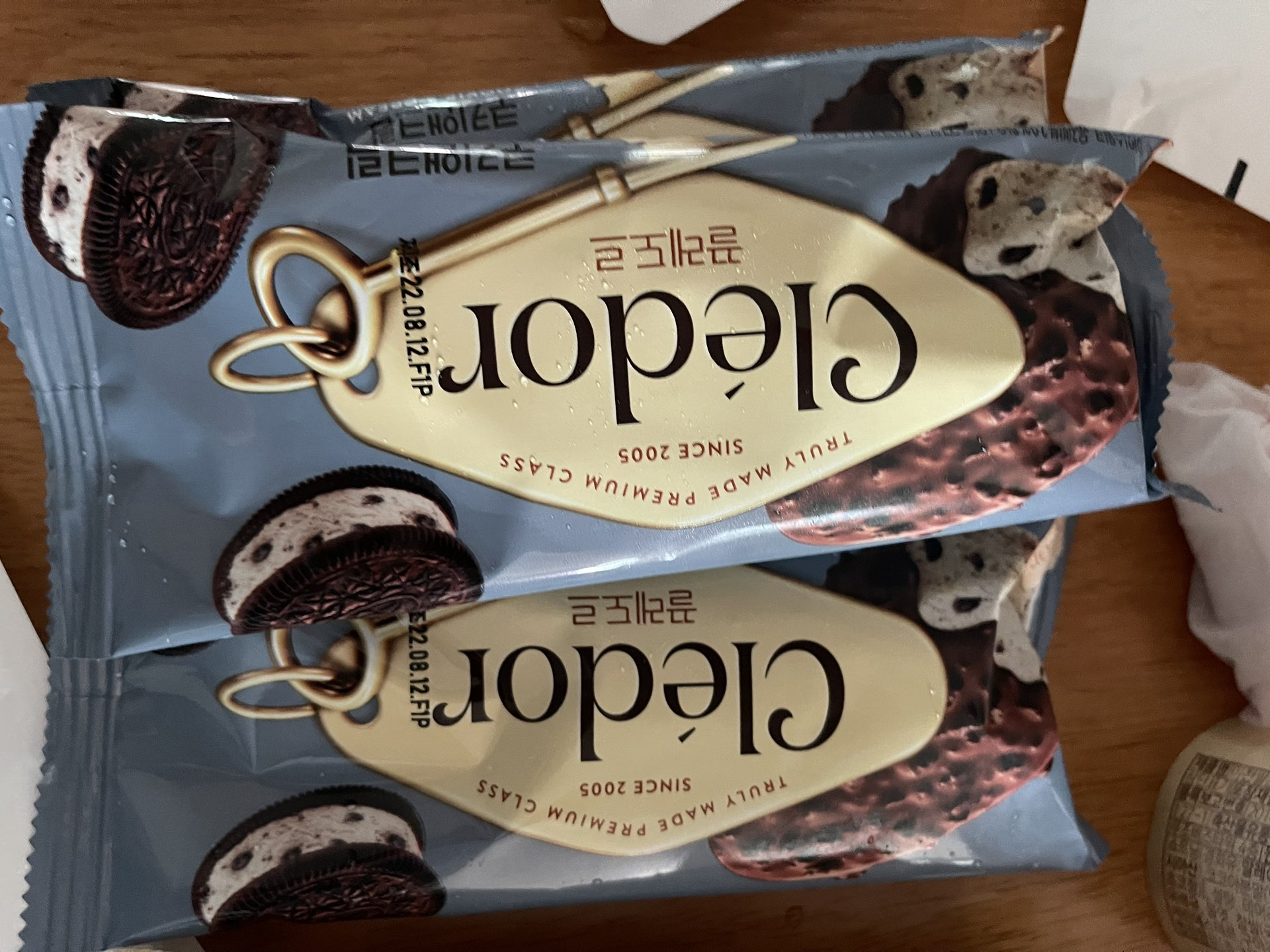 [2 1] 빙그레 끌레도르쿠키앤크림바 배민스토어