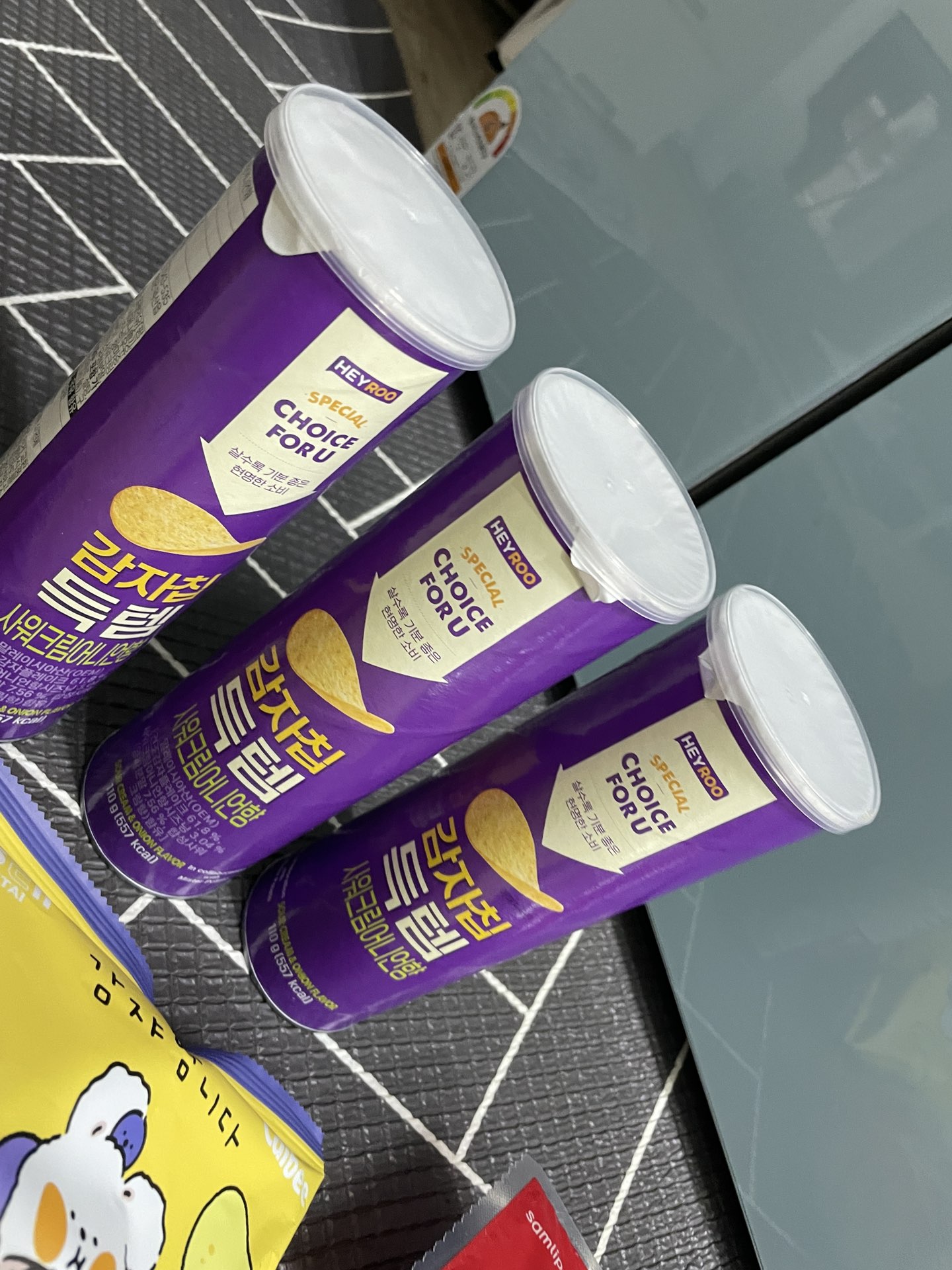 (2+1, 3개묶음)HEYROO감자칩득템어니언 | 배민 장보기∙쇼핑