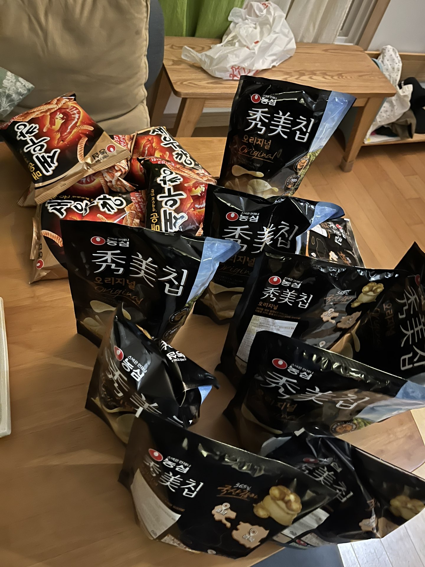 농심 매운새우깡 90g 배민스토어