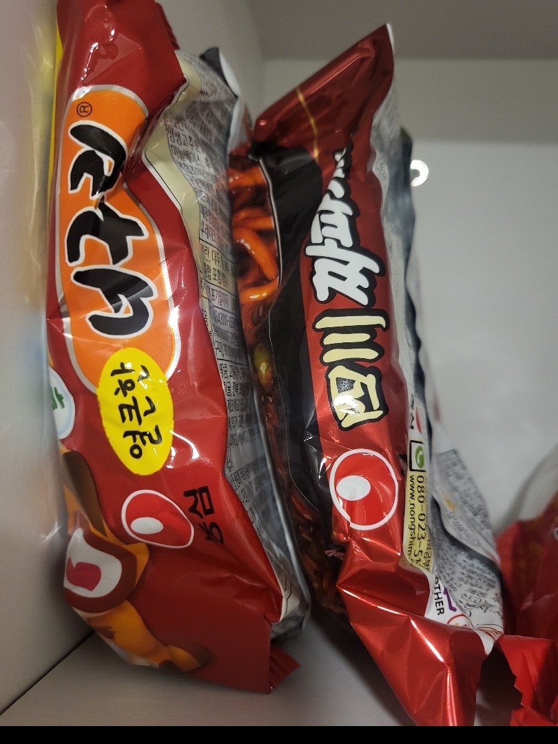 농심 얼큰한너구리봉지 배민스토어