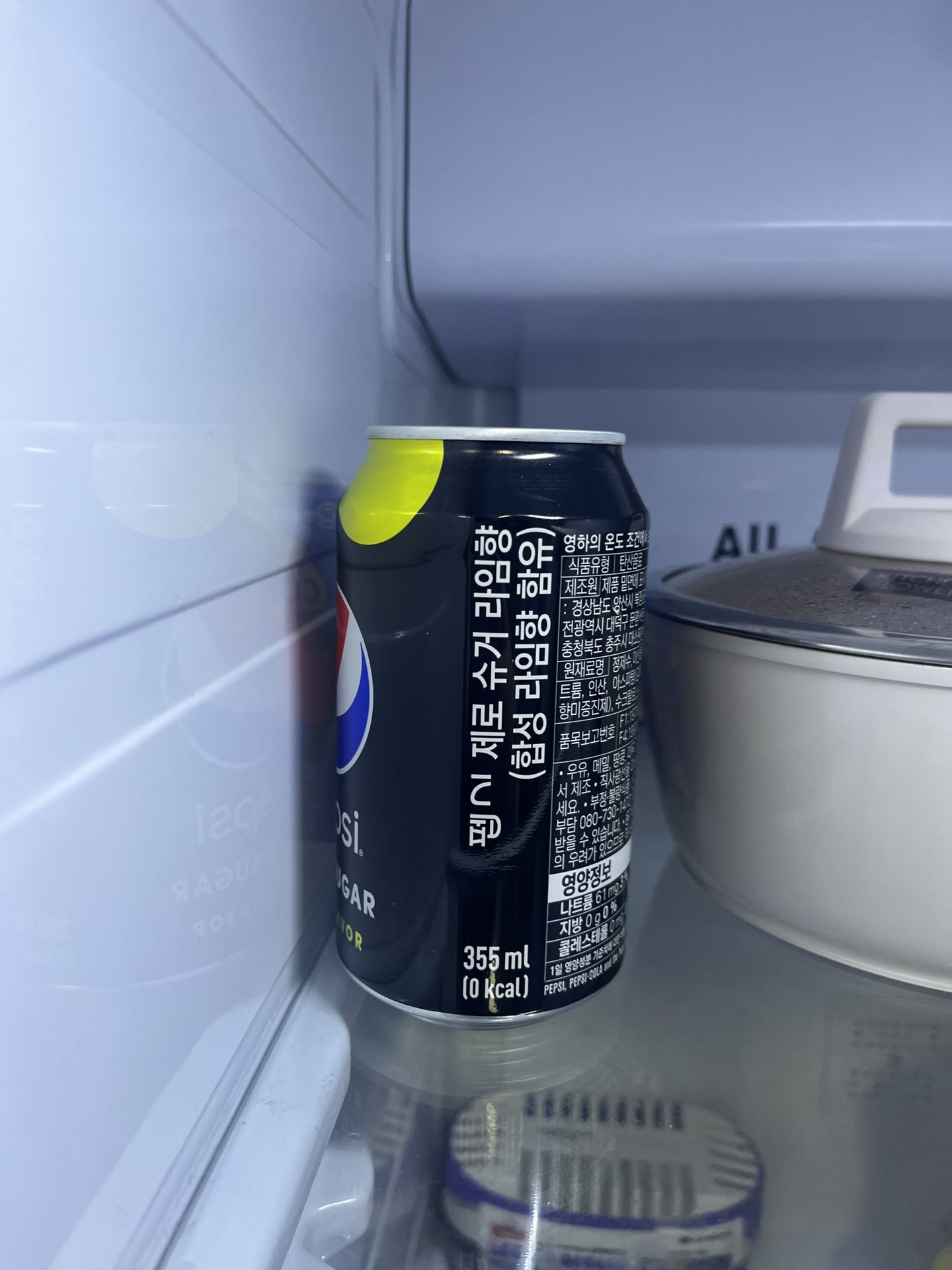 (1+1, 2개묶음)롯데)펩시콜라제로캔355ml | 배민스토어