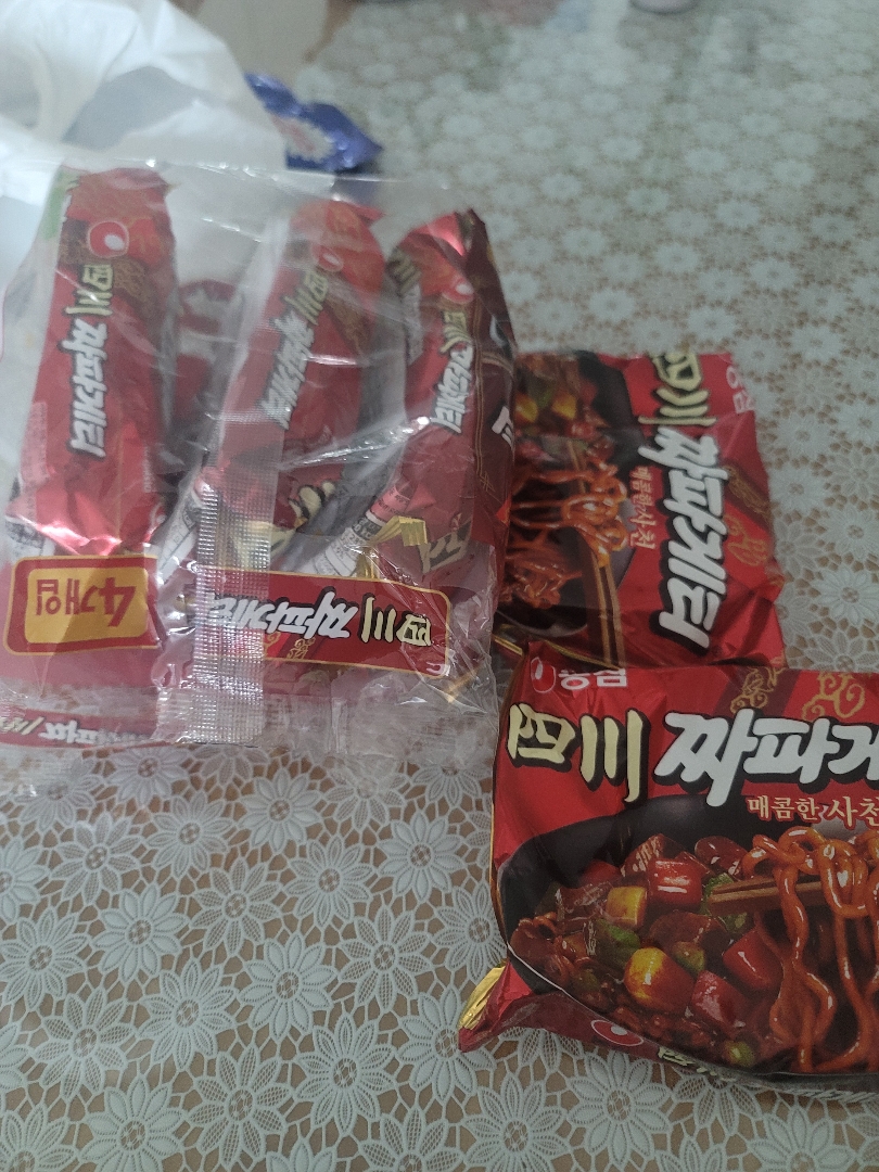 농심 사천짜파게티 배민스토어