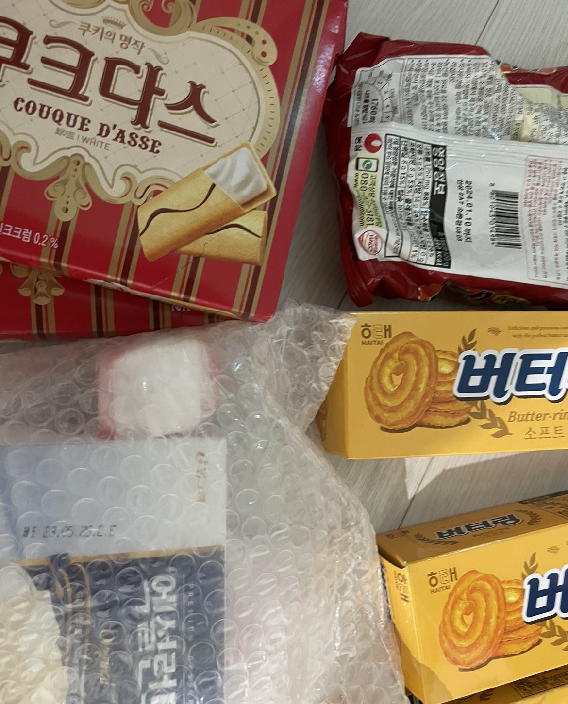 크라운 쿠크다스화이트128g 배민스토어