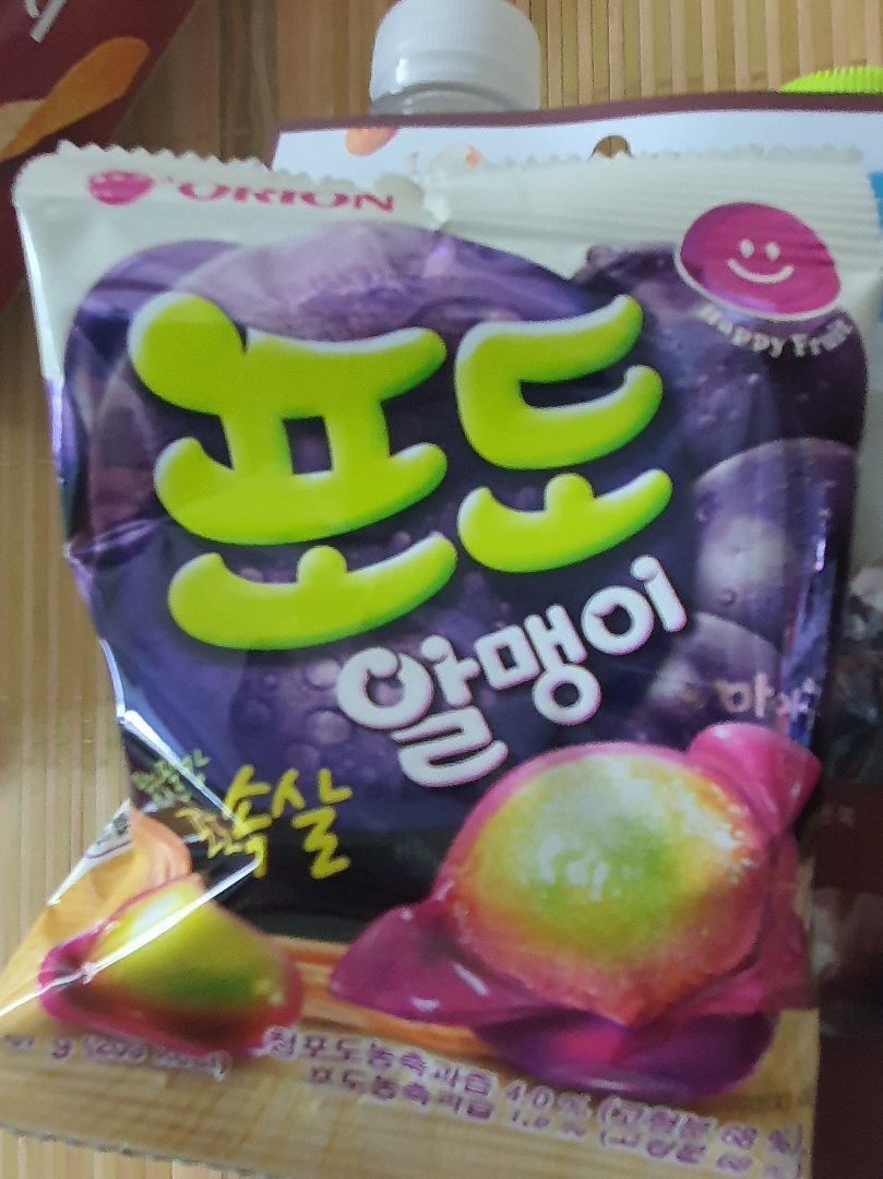 오리온 마이구미 포도 알맹이 67G | 배민스토어