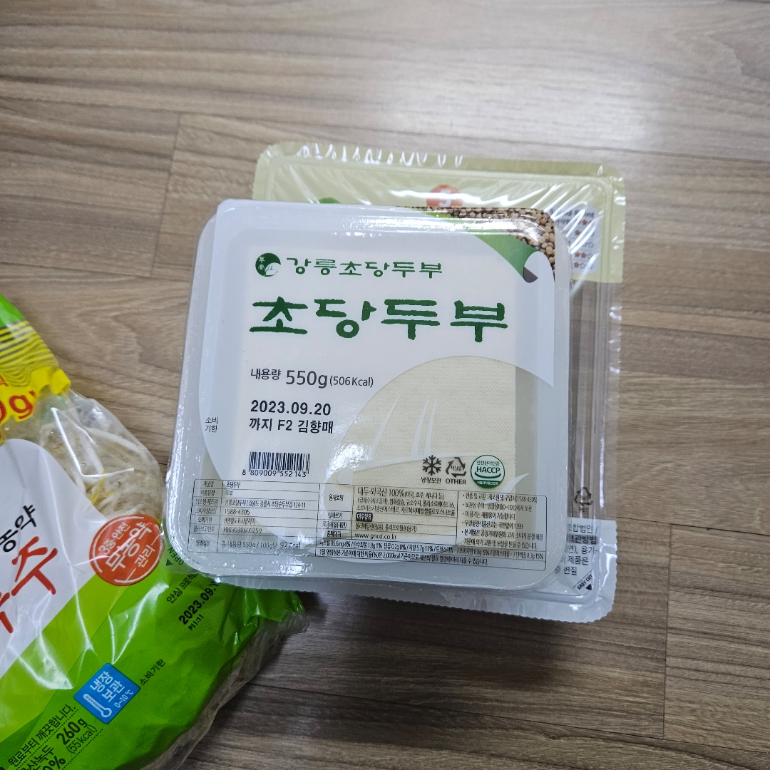 강릉 초당 부침 두부 550G | 배민스토어