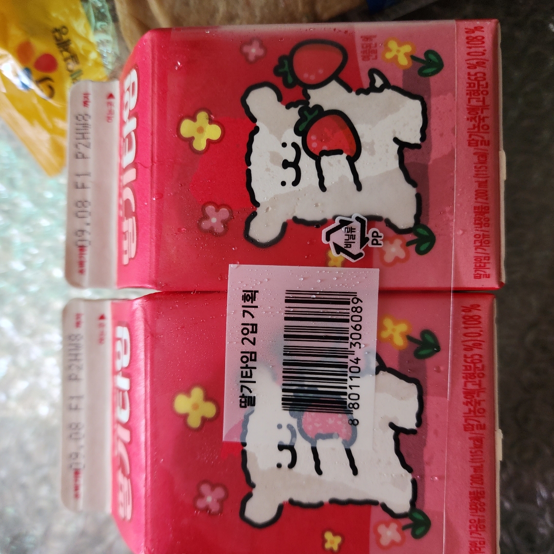 빙그레 딸기타임 2입 200MLx2 | 배민스토어